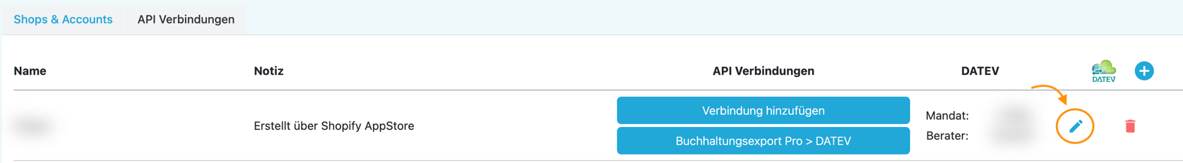 Rechtevergabe DATEV Buchungsdatenservice